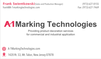 ABOUT – A-1 Marking Technologies Mount Tabor NJ